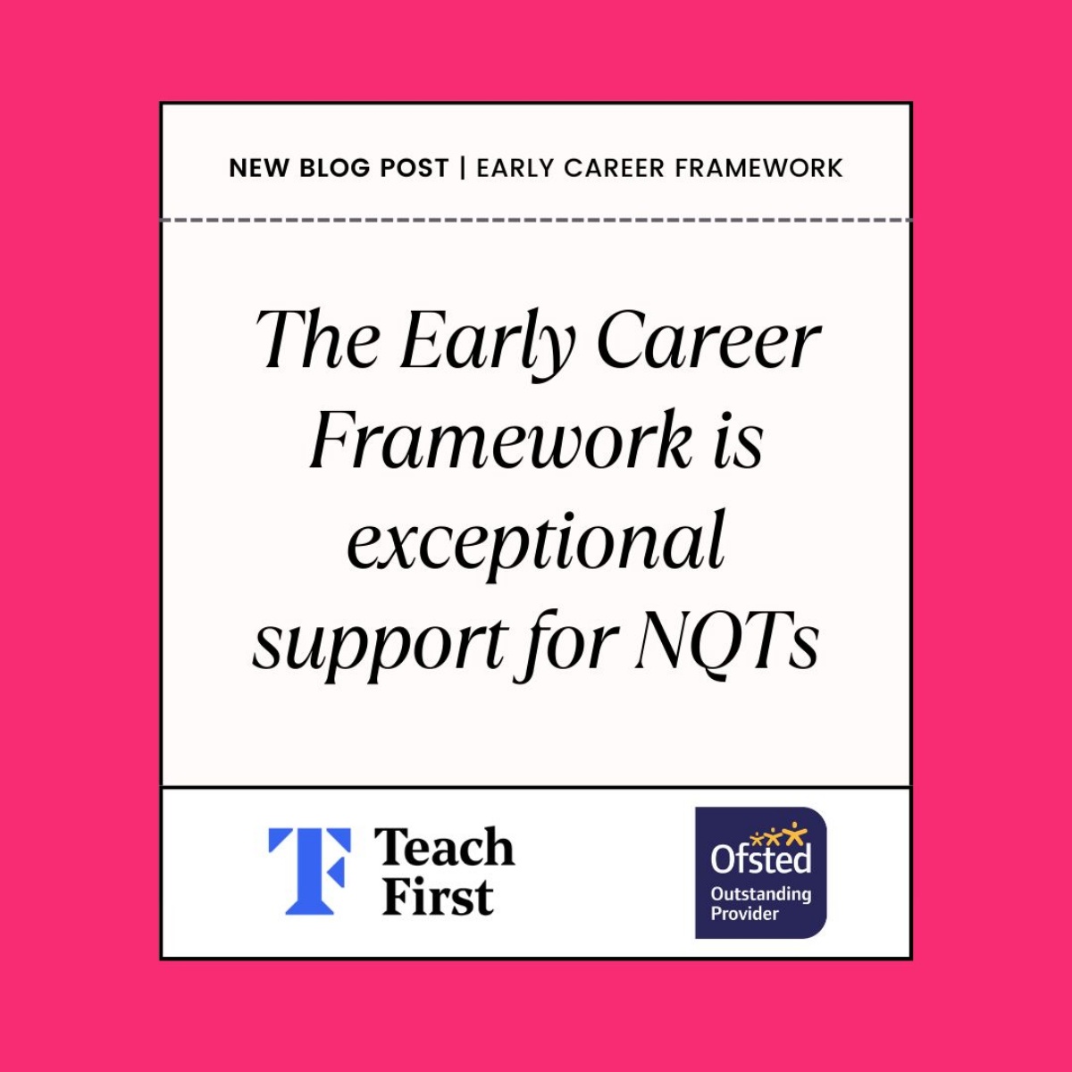 Northamptonshire Teaching School Hub - The Early Career Framework is ...